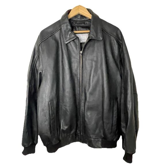 Wilsons Leather | Jackets & Coats | Vtg Wilsons M Julian Black Leather ...